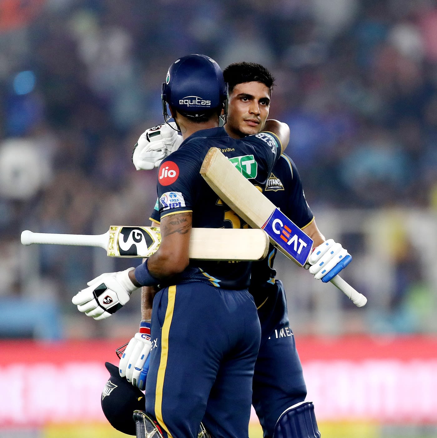 Hardik Pandya gives Shubman Gill a hug | ESPNcricinfo.com