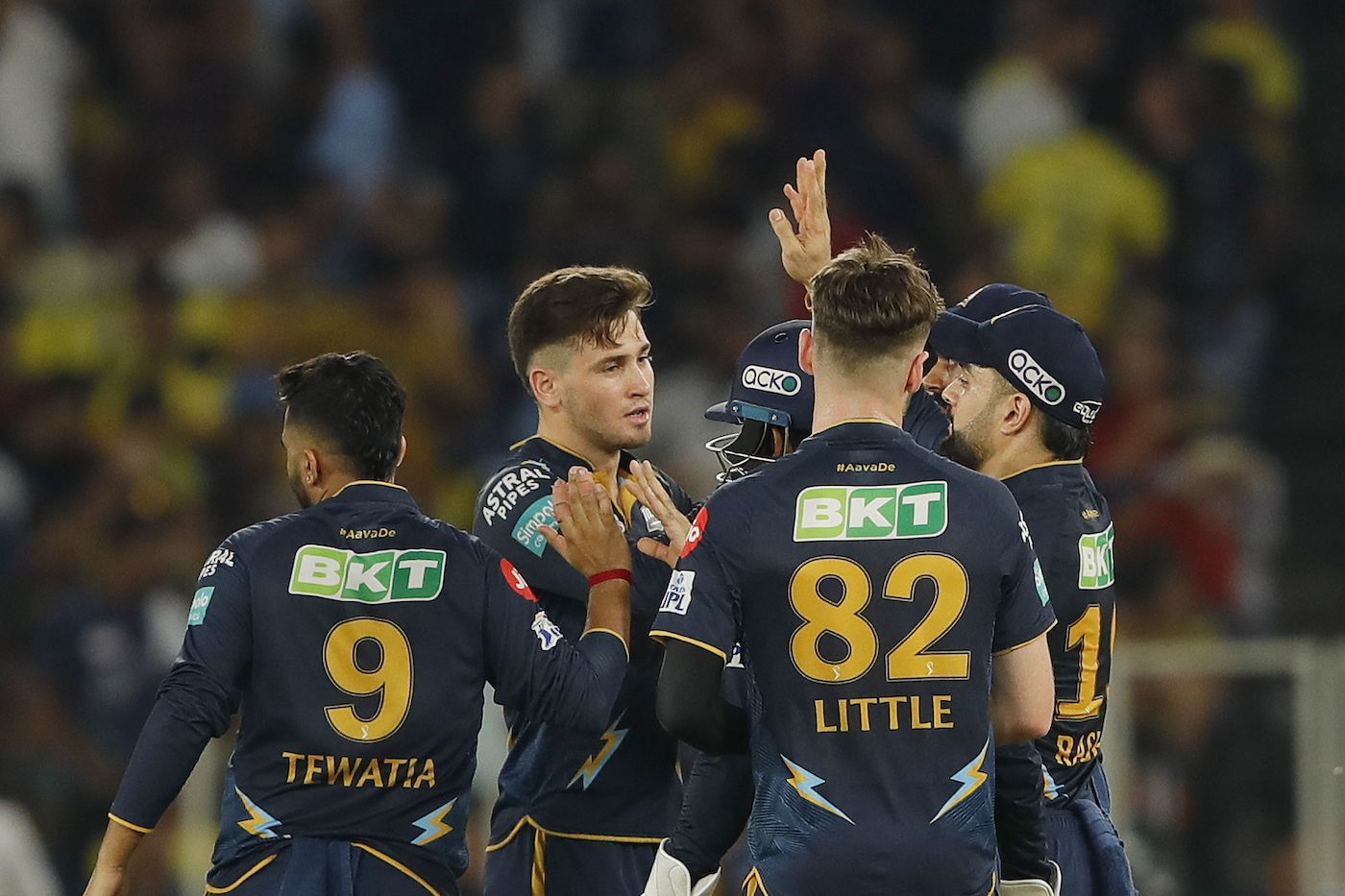 Noor Ahmad sent back both CSK openers in the seventh over ...