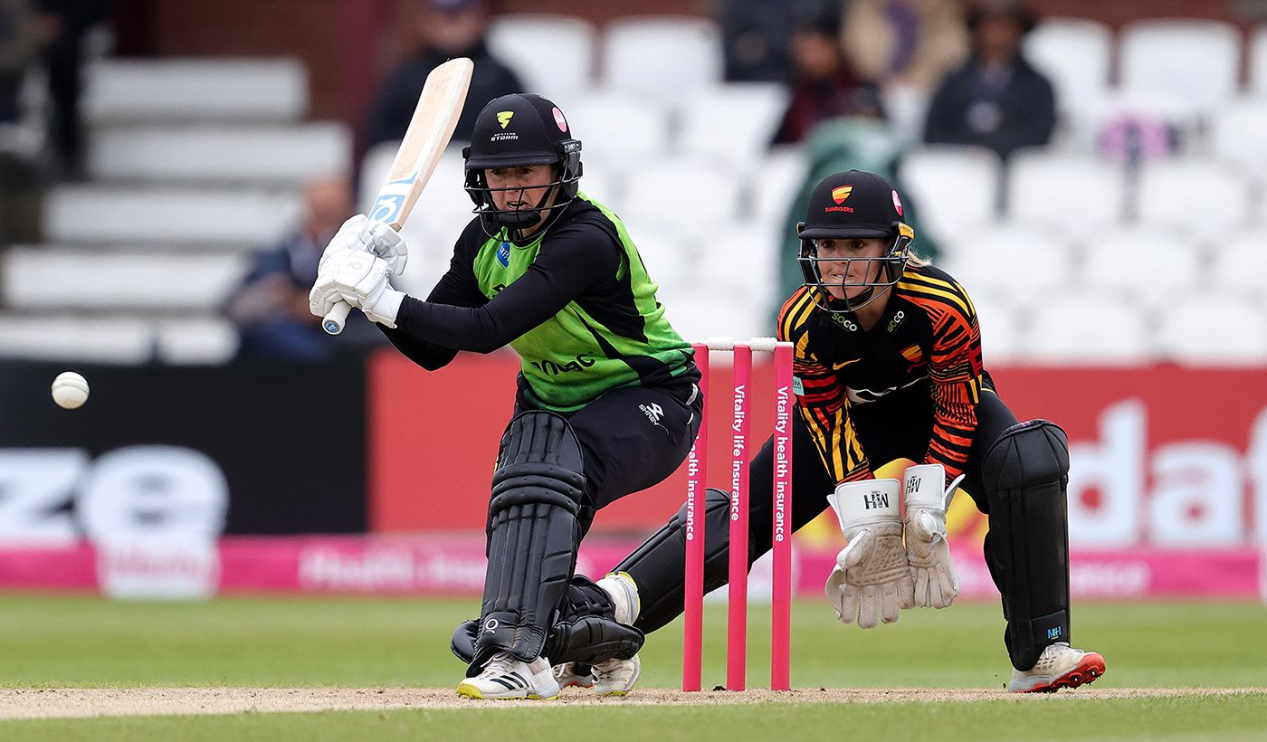 Fran Wilson gets down to sweep | ESPNcricinfo.com