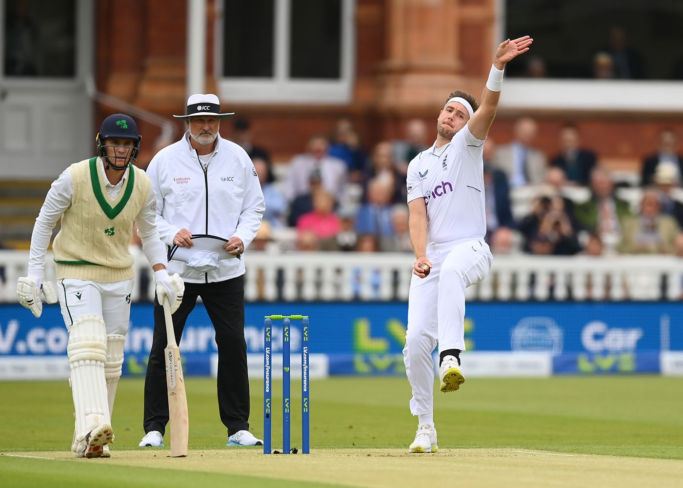Stuart Broad bowled the first ball of the English Test summer ...