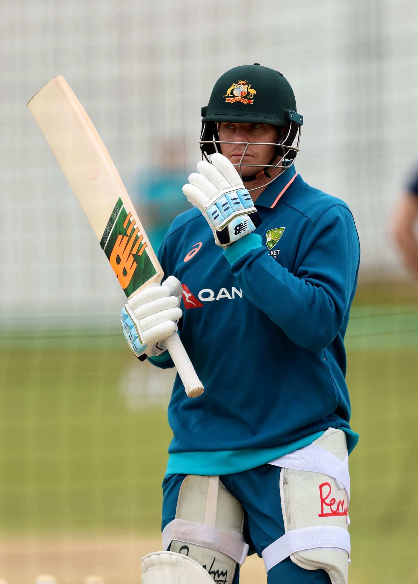 Steven Smith at a practice session ahead of the WTC final ...