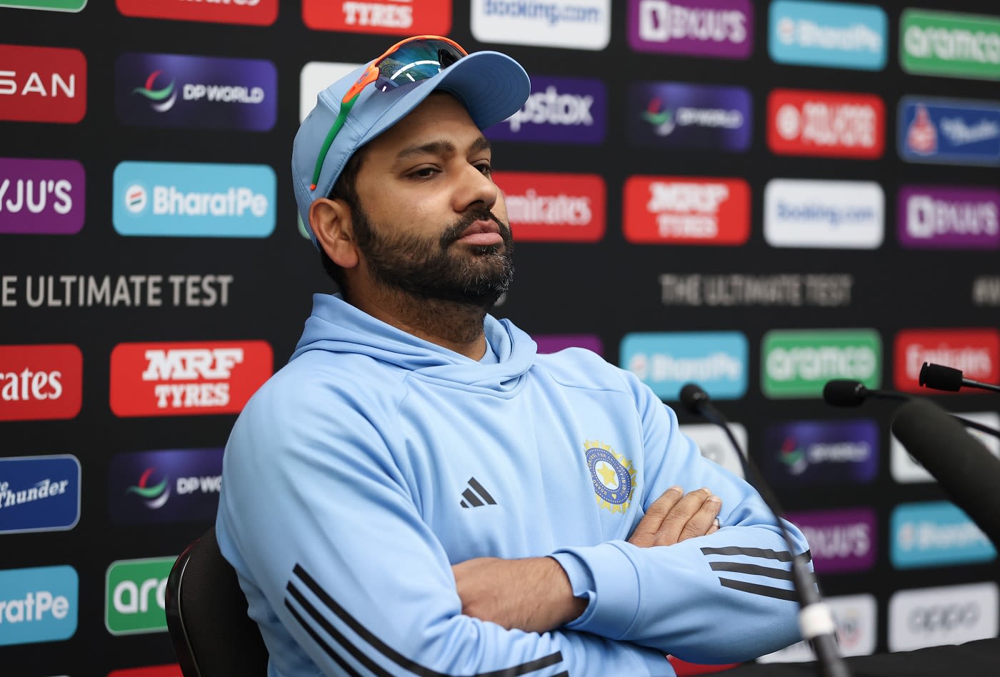 Rohit Sharma attends a press conference | ESPNcricinfo.com