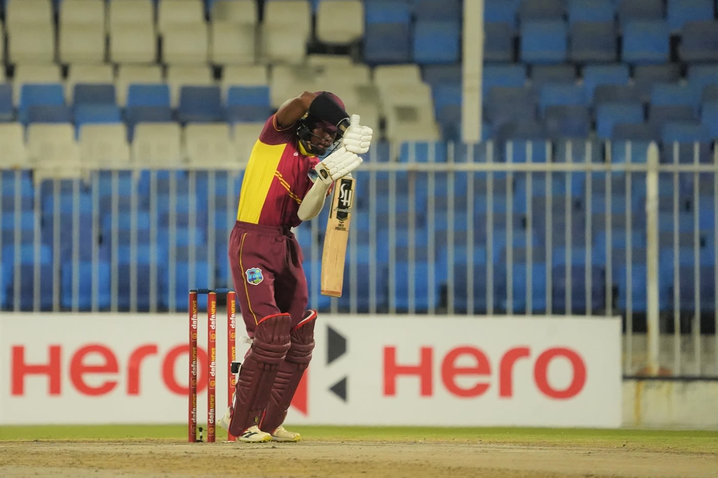 Alick Athanaze blocks solidly | ESPNcricinfo.com