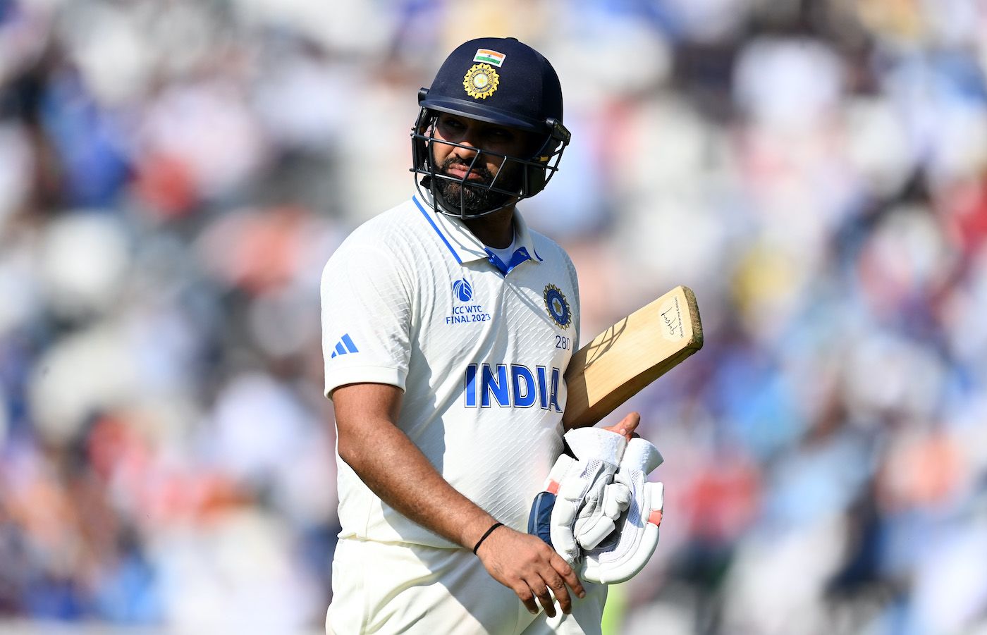 Rohit Sharma walks back after making 43 | ESPNcricinfo.com