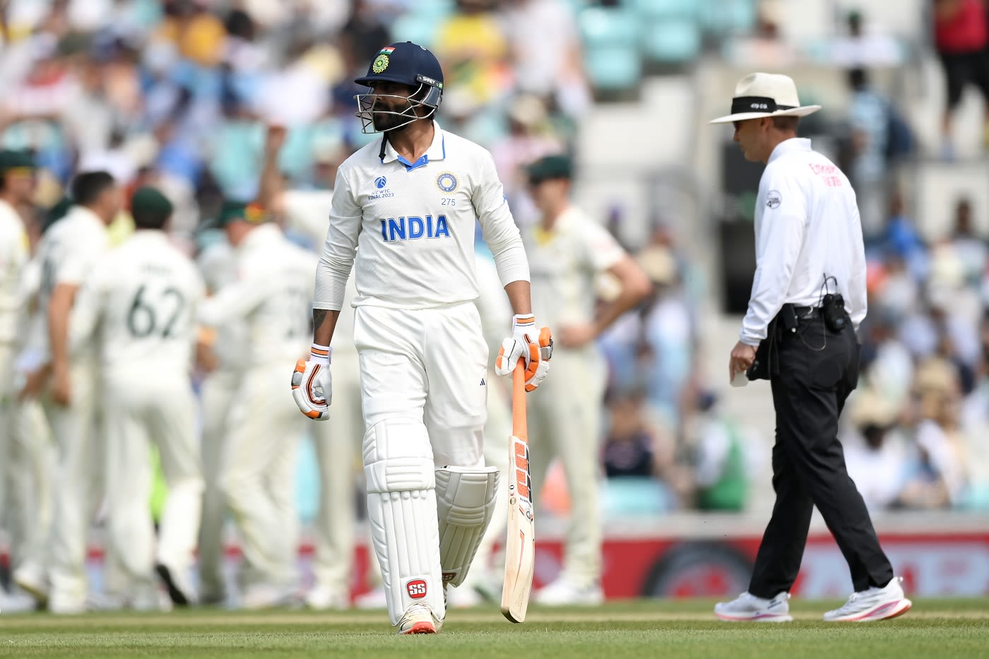 Ravindra Jadeja walks back for a two-ball duck | ESPNcricinfo.com