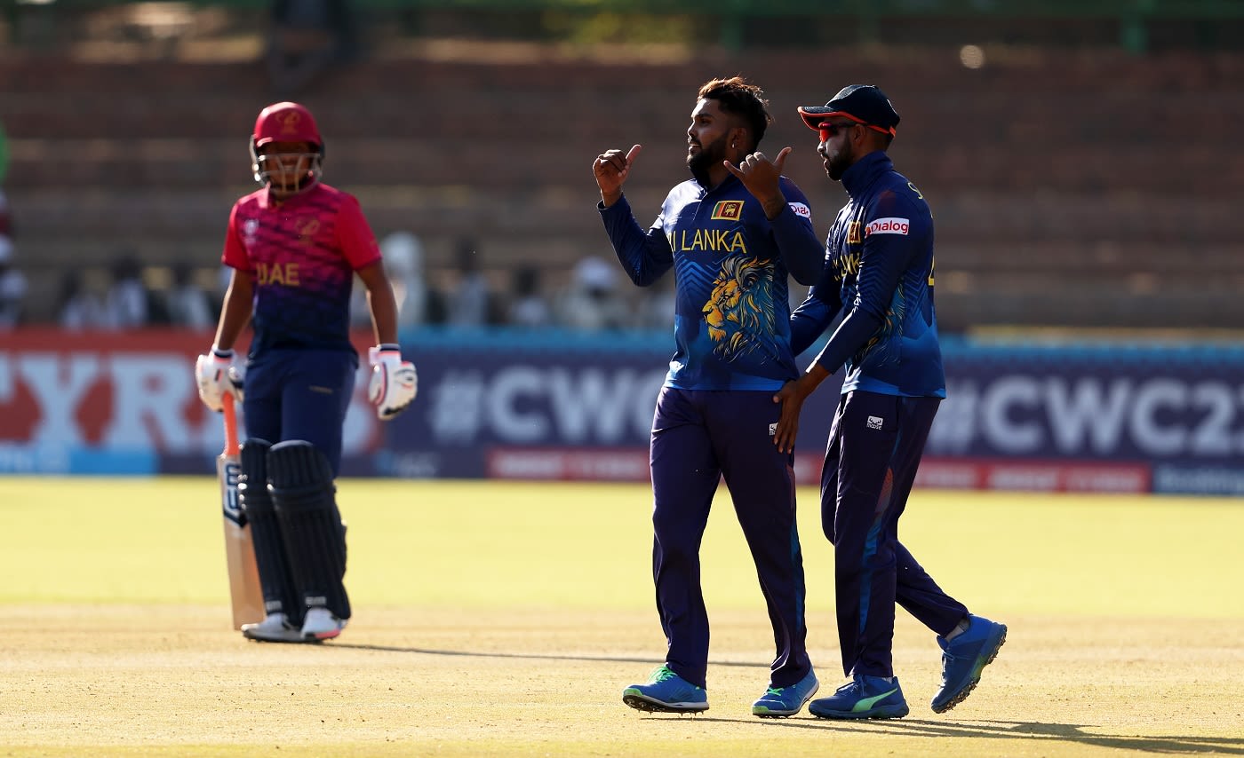 Wanindu Hasaranga took six wickets as he recorded his maiden five ...