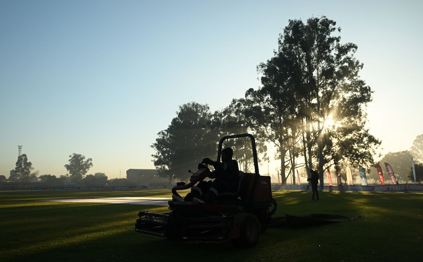 A view of the Takashinga Cricket Club in Harare, Zimbabwe ...