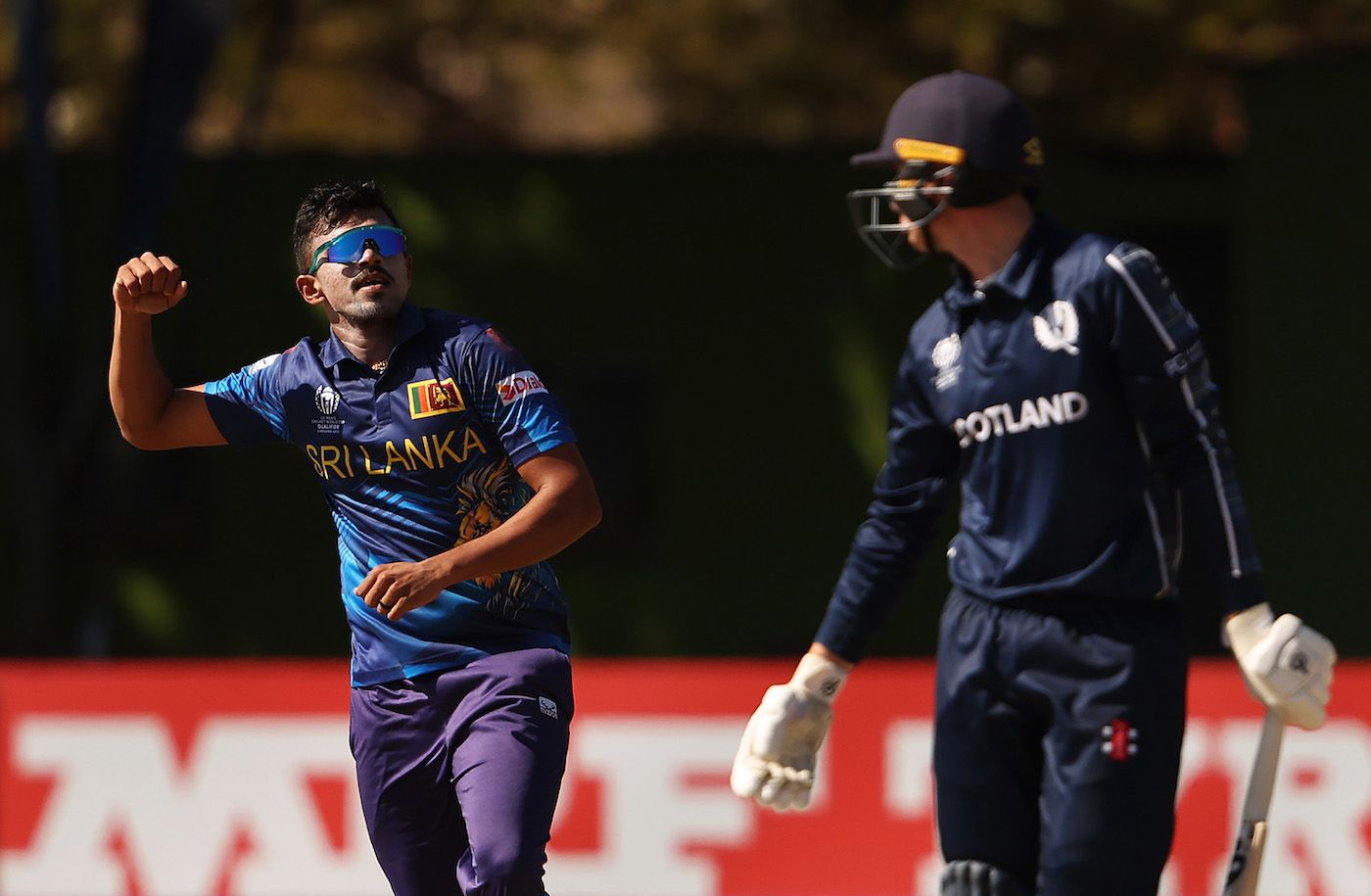 Maheesh Theekshana dealt Scotland some big blows | ESPNcricinfo.com
