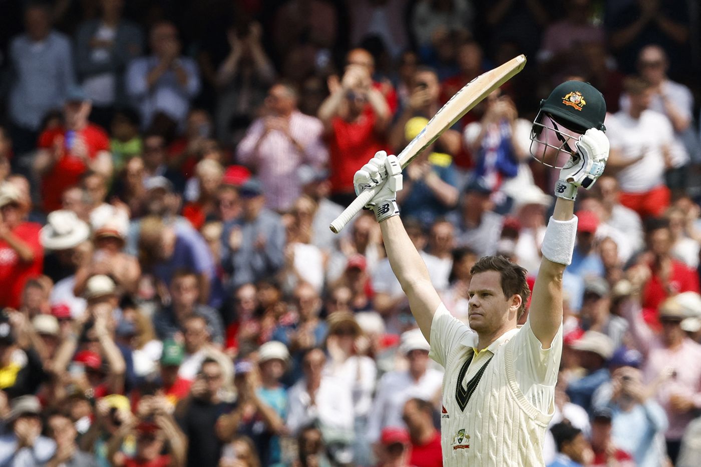 Steven Smith raises the bat for his 32nd Test ton | ESPNcricinfo.com