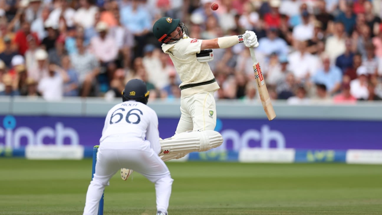 Men's Ashes, 2nd Test, Lord's - England succeed with bouncer barrage ...
