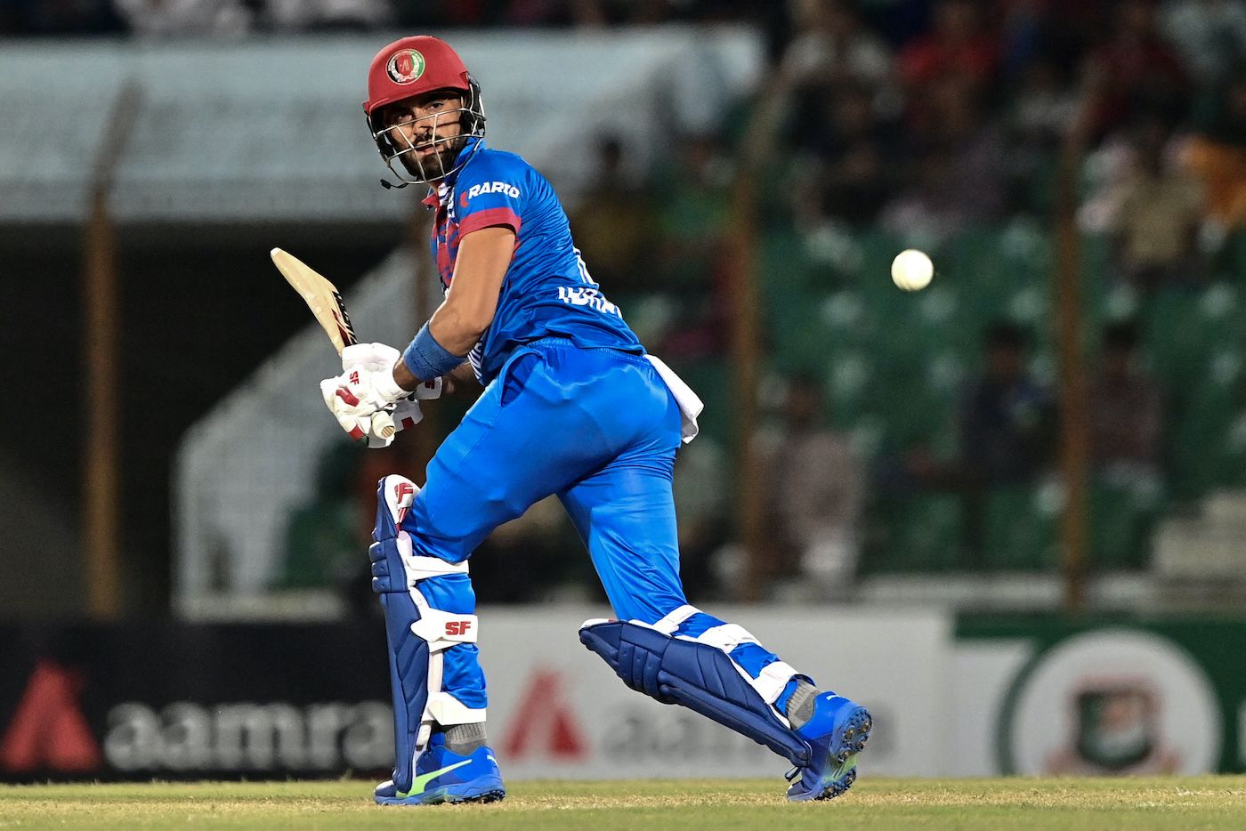 Ibrahim Zadran helps the ball fine | ESPNcricinfo.com