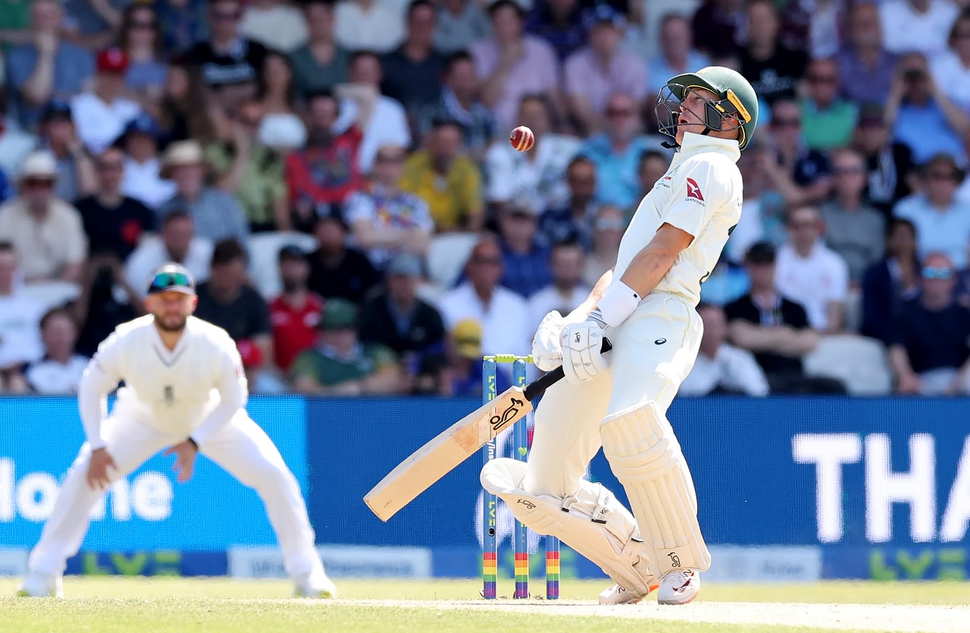 Marnus Labuschagne gets out of a Mark Wood short ball | ESPNcricinfo.com