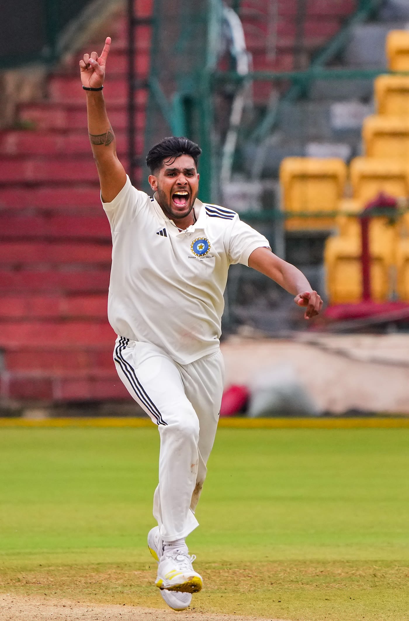 Harshit Rana celebrates a wicket | ESPNcricinfo.com