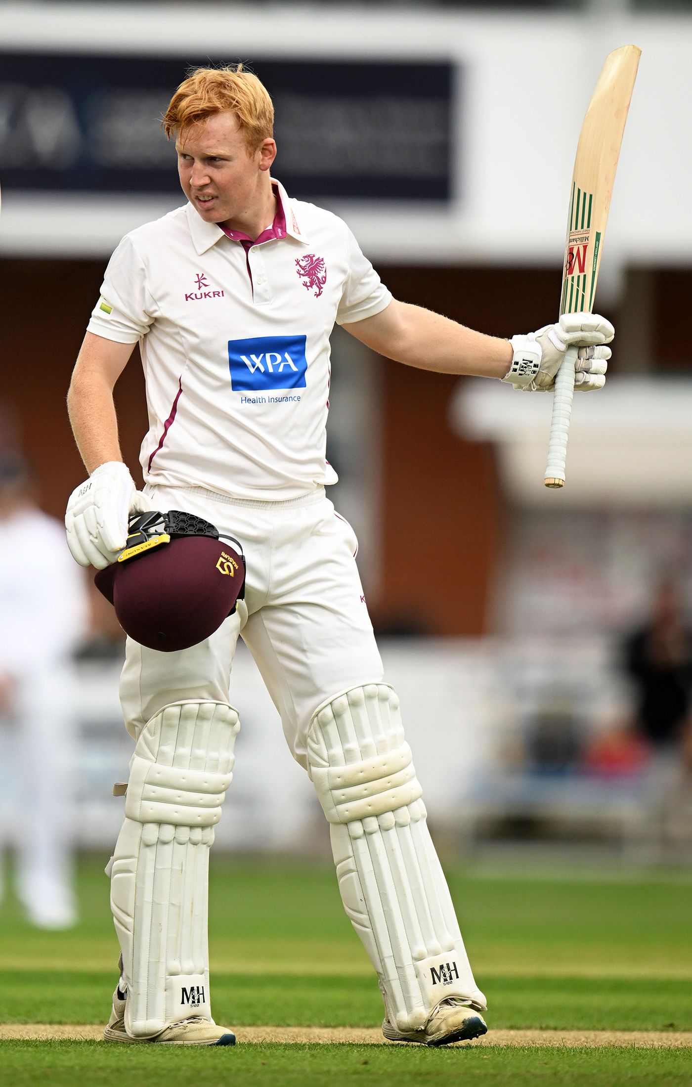 James Rew made his fifth Championship hundred of the season ...