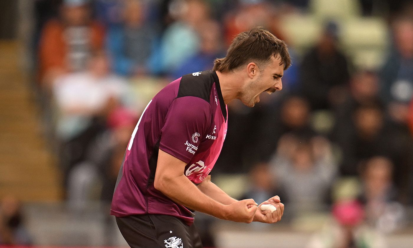 Ben Green roars in celebration of a wicket | ESPNcricinfo.com