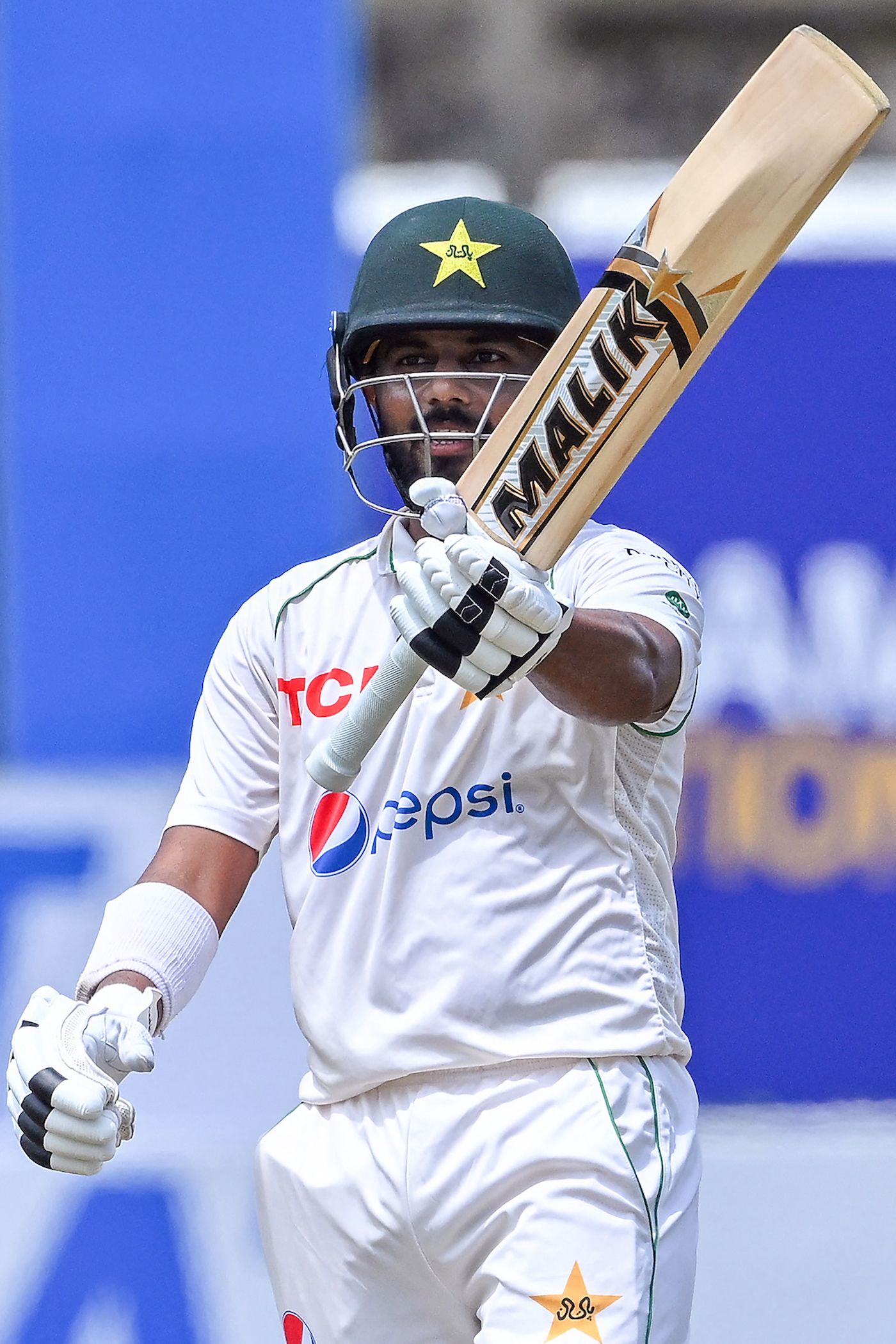 Saud Shakeel got to his century on the third morning | ESPNcricinfo.com