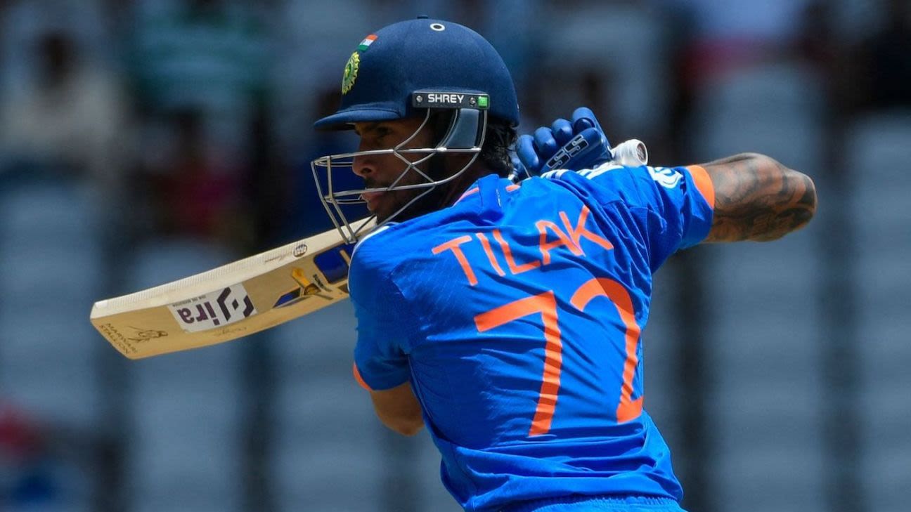 WI vs Ind 1st T20I - Tilak Varma's debut knock offers glimpse of ...