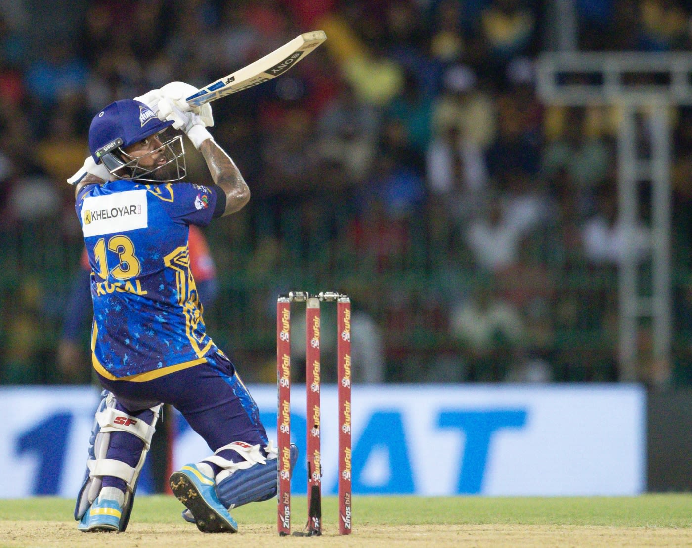 Kusal Mendis batted through the first half of Dambulla's innings while ...