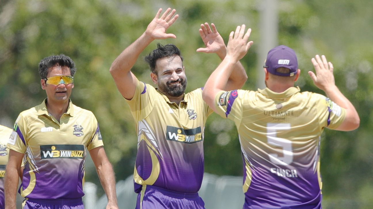 US T10 Masters - Irfan Pathan seals last-over thriller; Abdul Razzaq ...