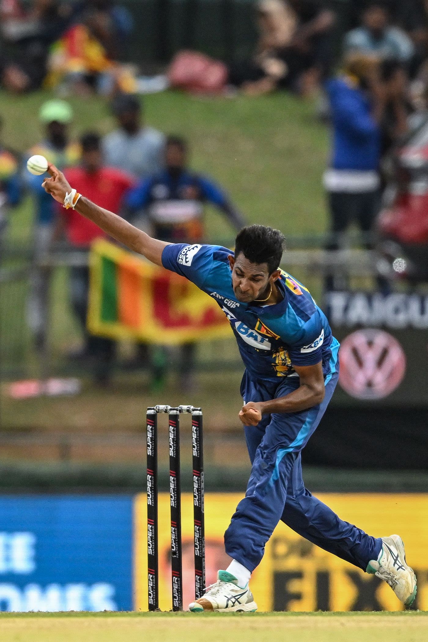 Matheesha Pathirana slings the ball out of his hand | ESPNcricinfo.com