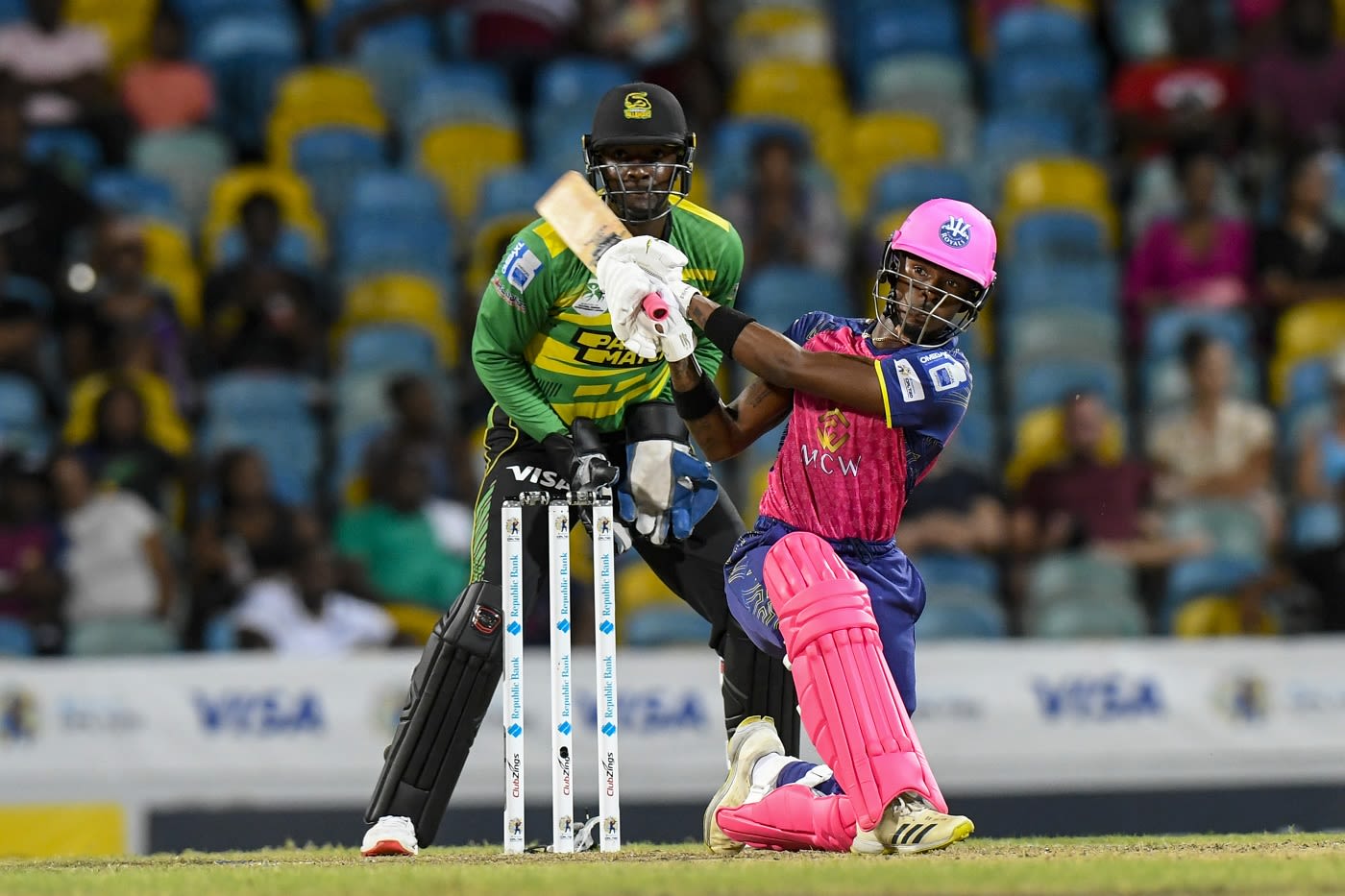 Alick Athanaze's 76 powered Barbados Royals to their second win of the ...