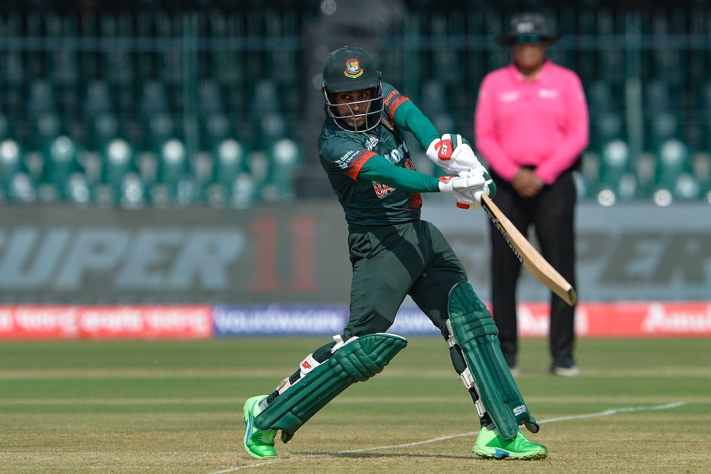 Mehidy Hasan Miraz hits through the off side | ESPNcricinfo.com