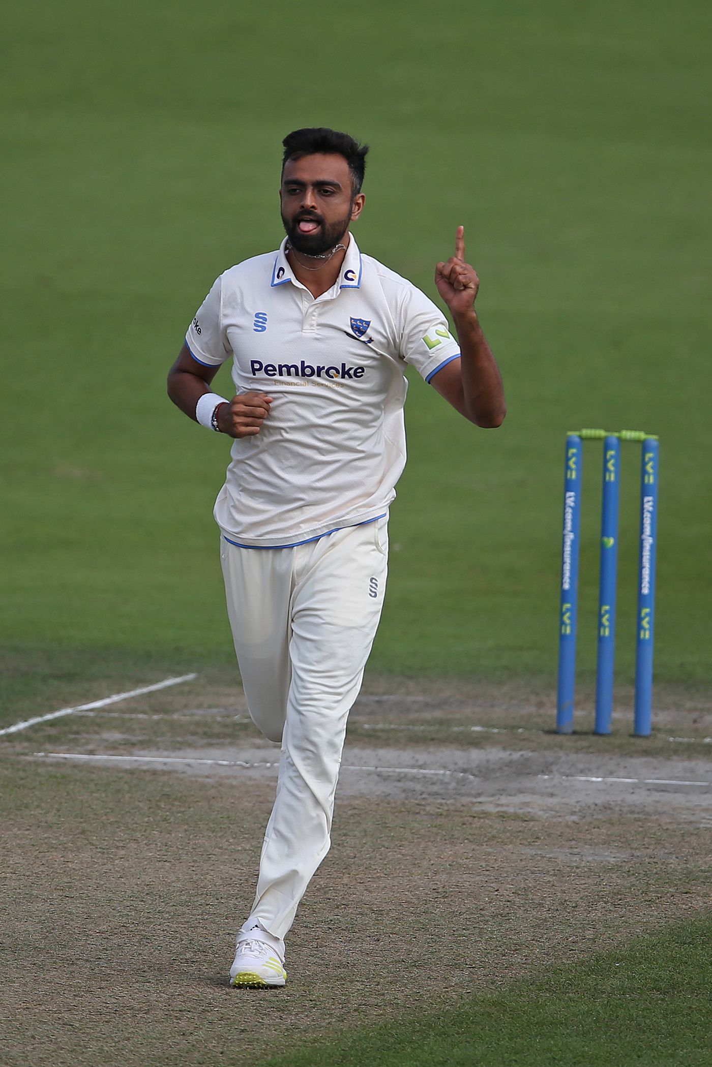 Jaydev Unadkat celebrates one of his three wickets | ESPNcricinfo.com