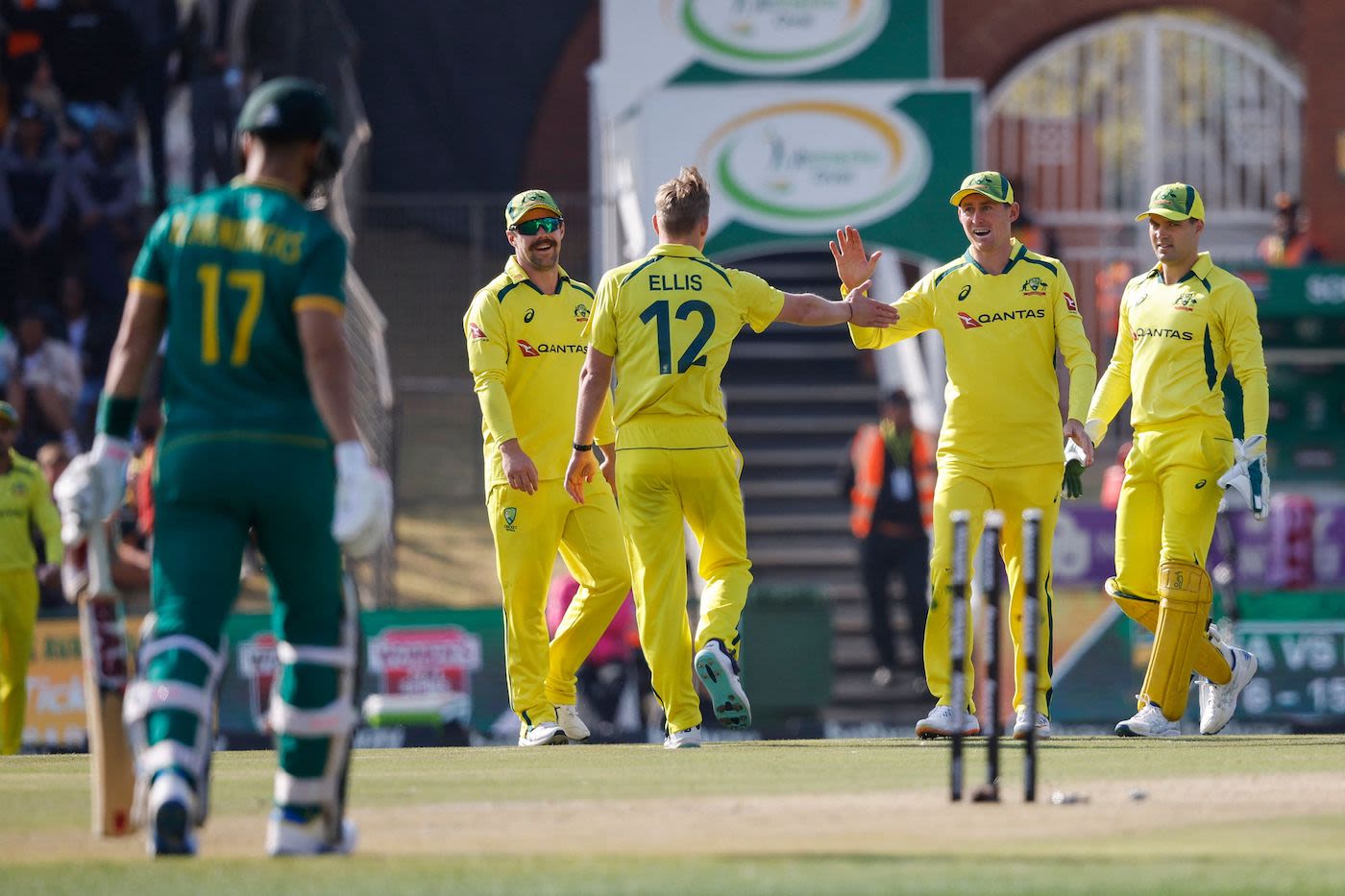 Marnus Labuschagne had Reeza Hendricks run out with a direct hit from ...