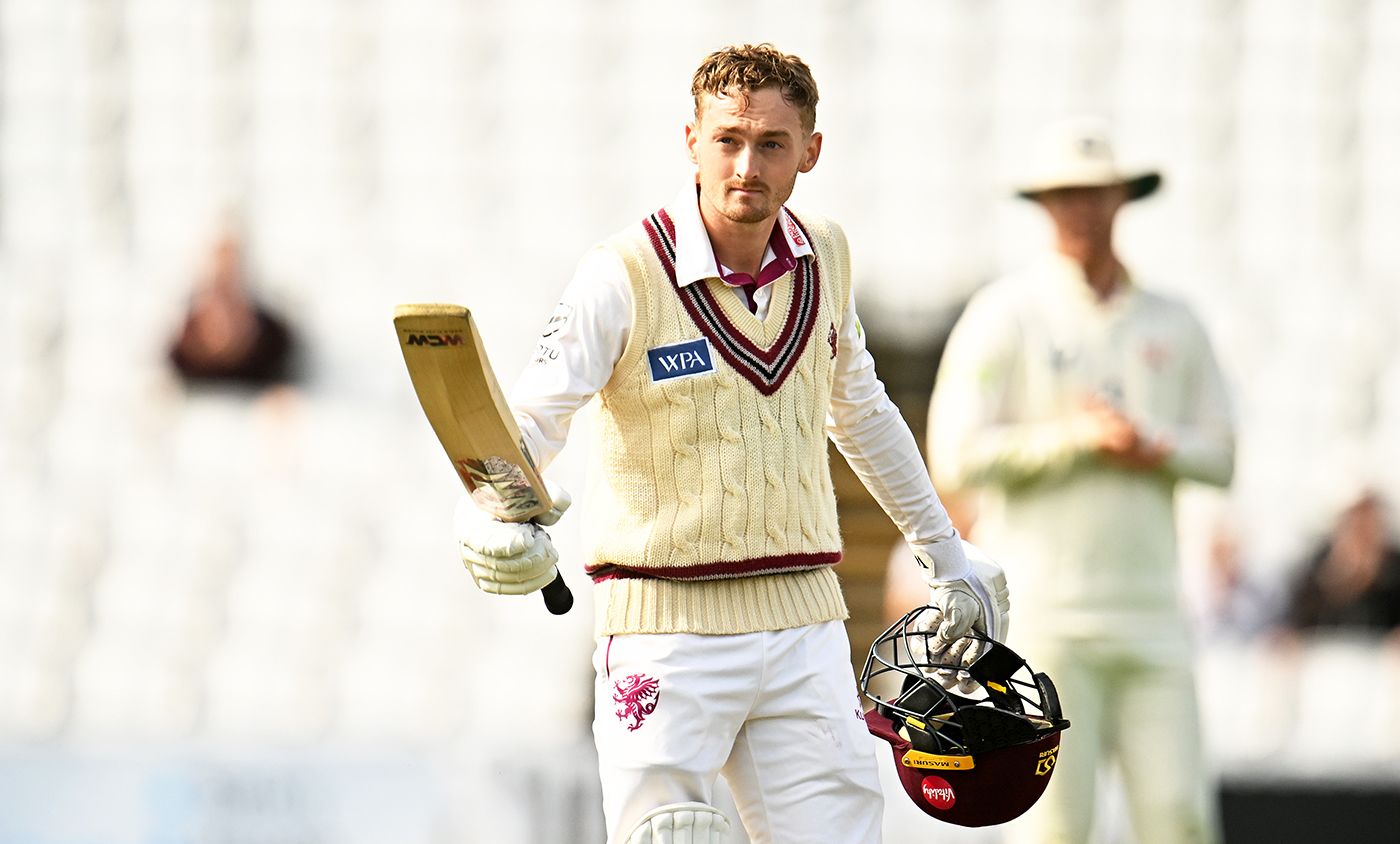 Lewis Goldsworthy made a hundred in his first appearance of the season ...