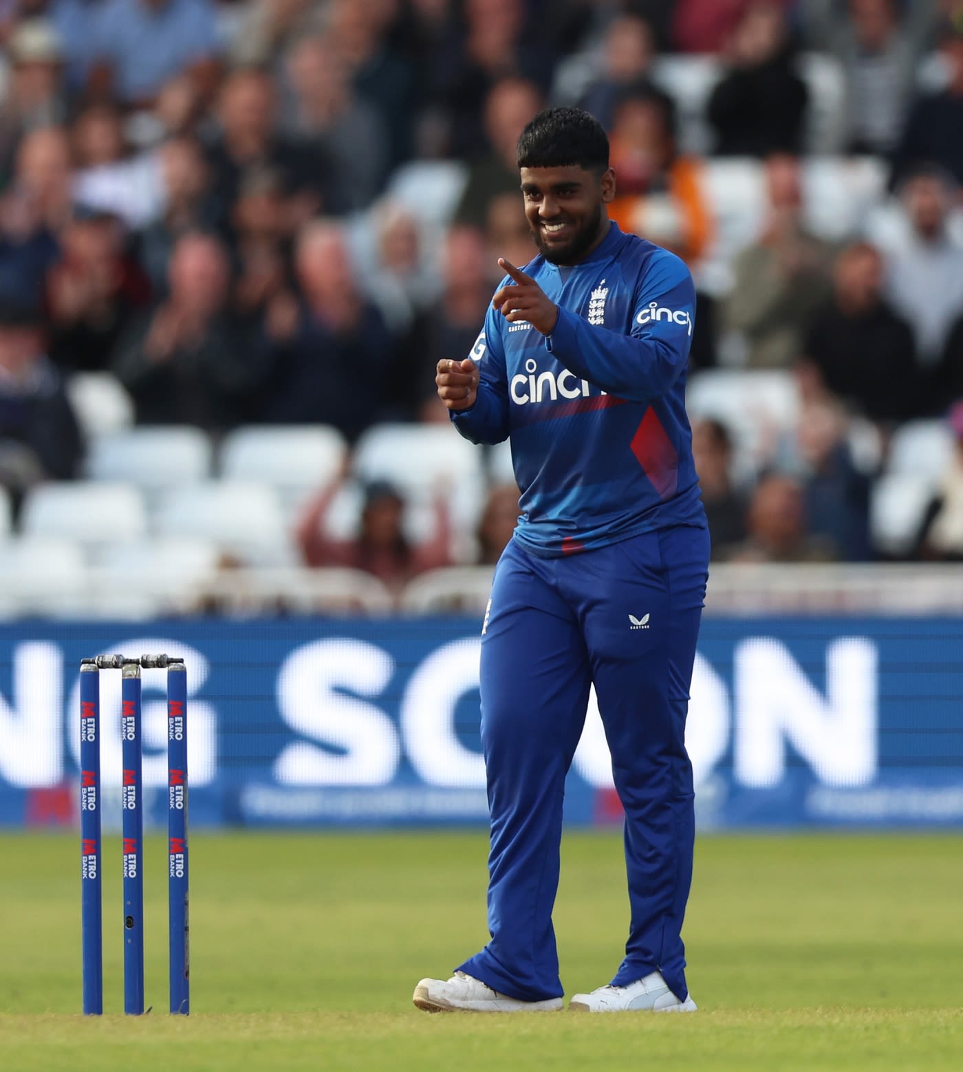 Rehan Ahmed is all smiles after finishing with returns of 4 for 54 ...