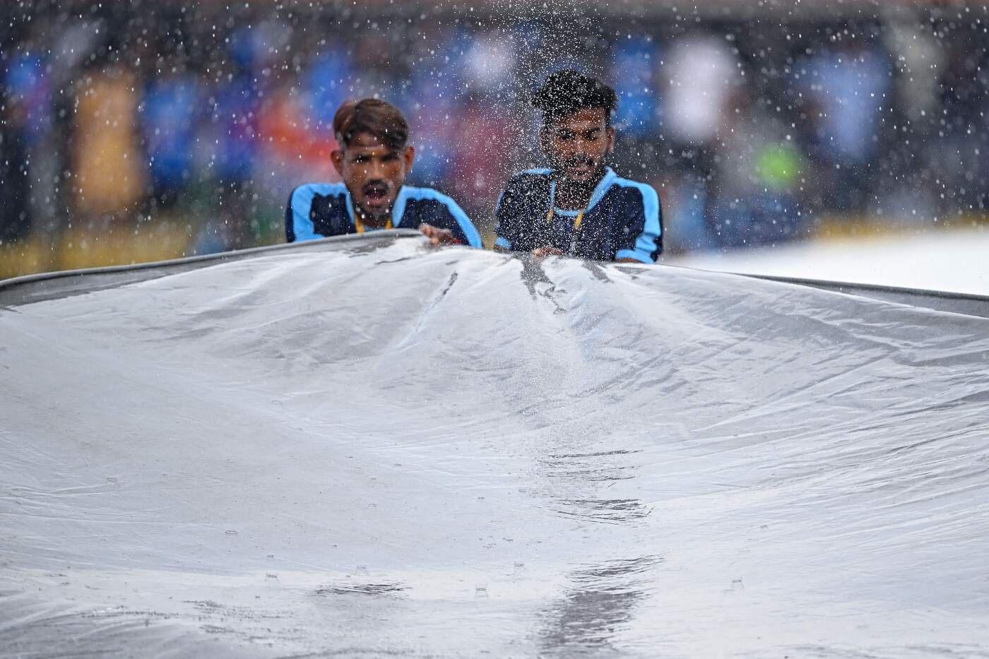 Being on the ground staff - one of cricket's thankless jobs ...