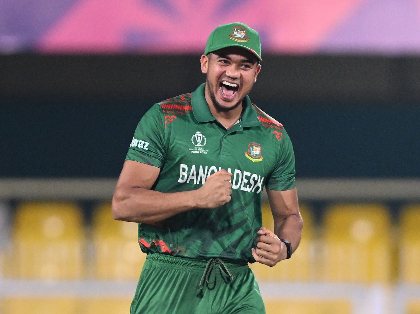 Taskin Ahmed celebrates a wicket | ESPNcricinfo.com