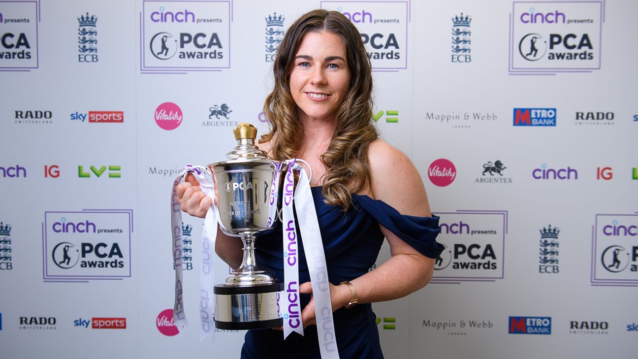 Tammy Beaumont named PCA women's Player of the Year, Harry Brook wins ...