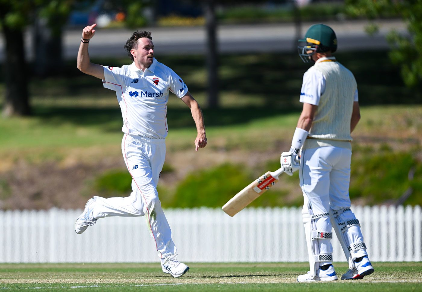 Jordan Buckingham swept through Tasmania's lower order | ESPNcricinfo.com