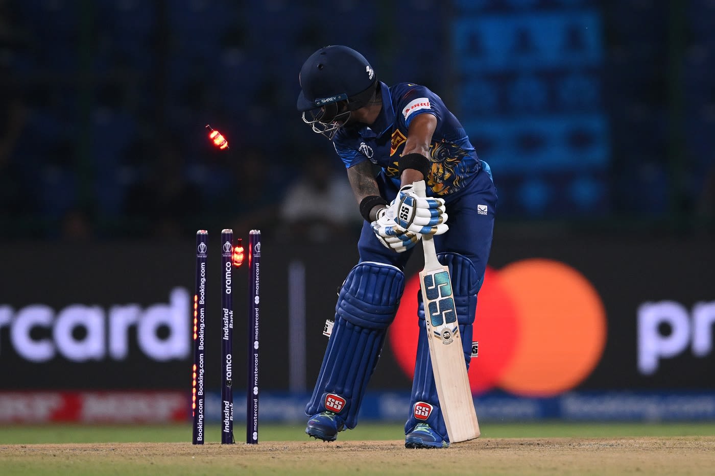 Pathum Nissanka watches his stumps being disturbed | ESPNcricinfo.com