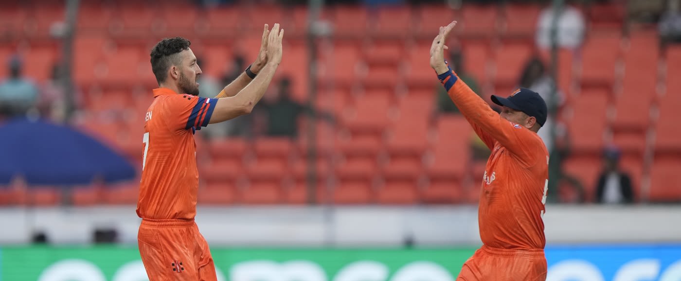 Paul van Meekeren and Roelof van der Merwe were among wickets for ...