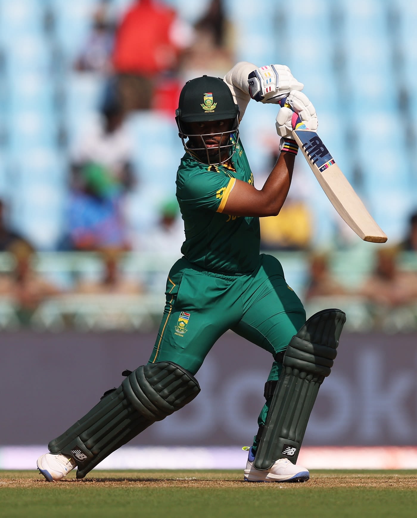 Temba Bavuma was on 9 off 21 before hitting his first four ...