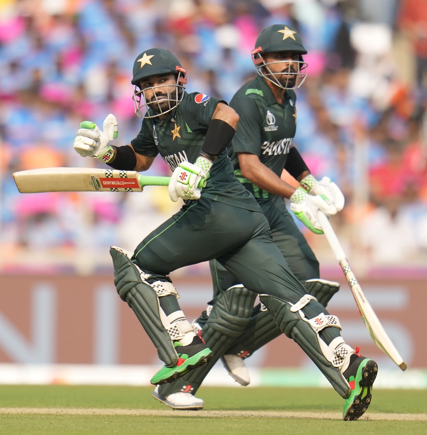 The understanding between Babar Azam and Mohammad Rizwan was visible ...