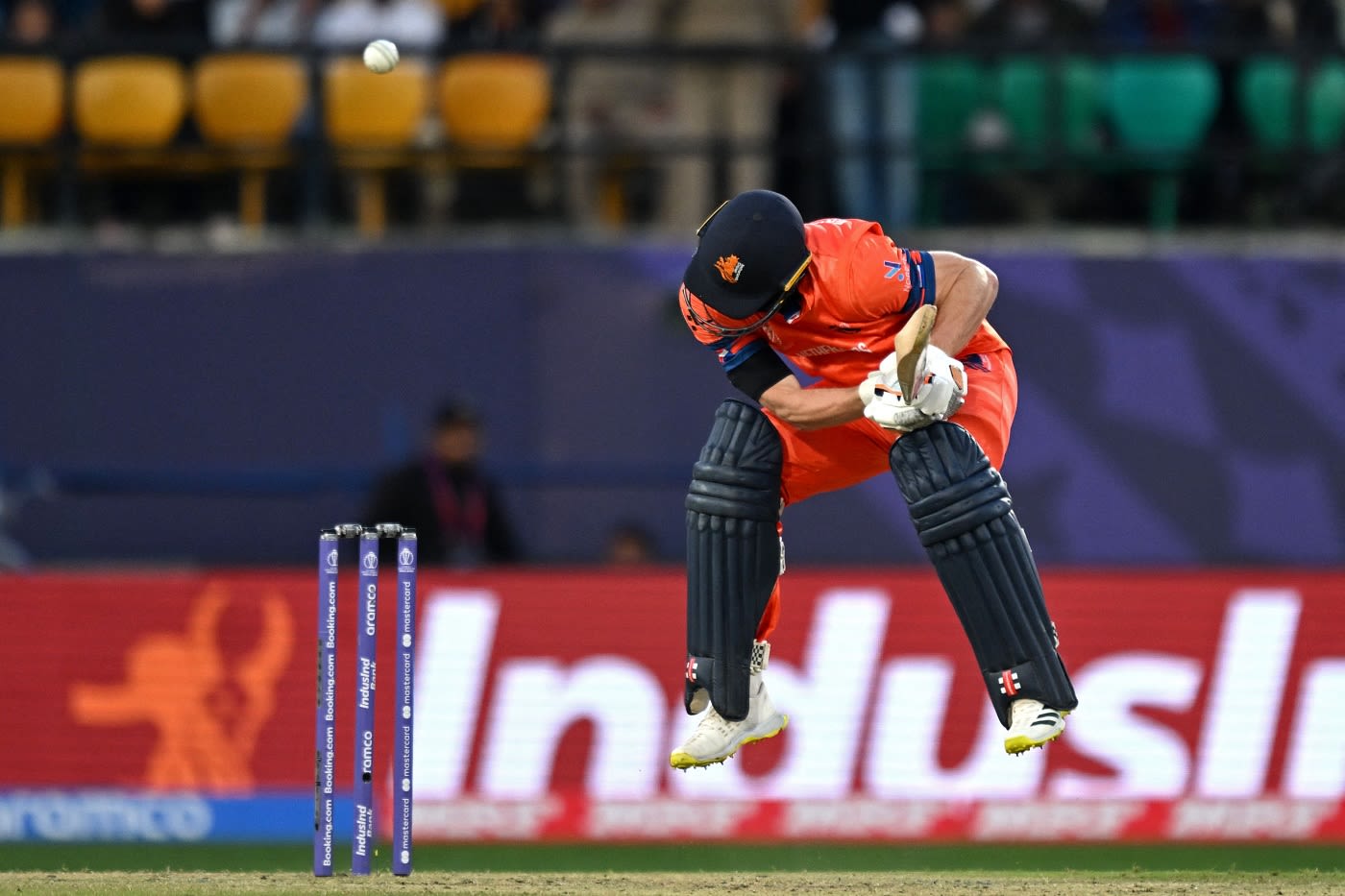 Colin Ackermann ducks underneath a bouncer | ESPNcricinfo.com