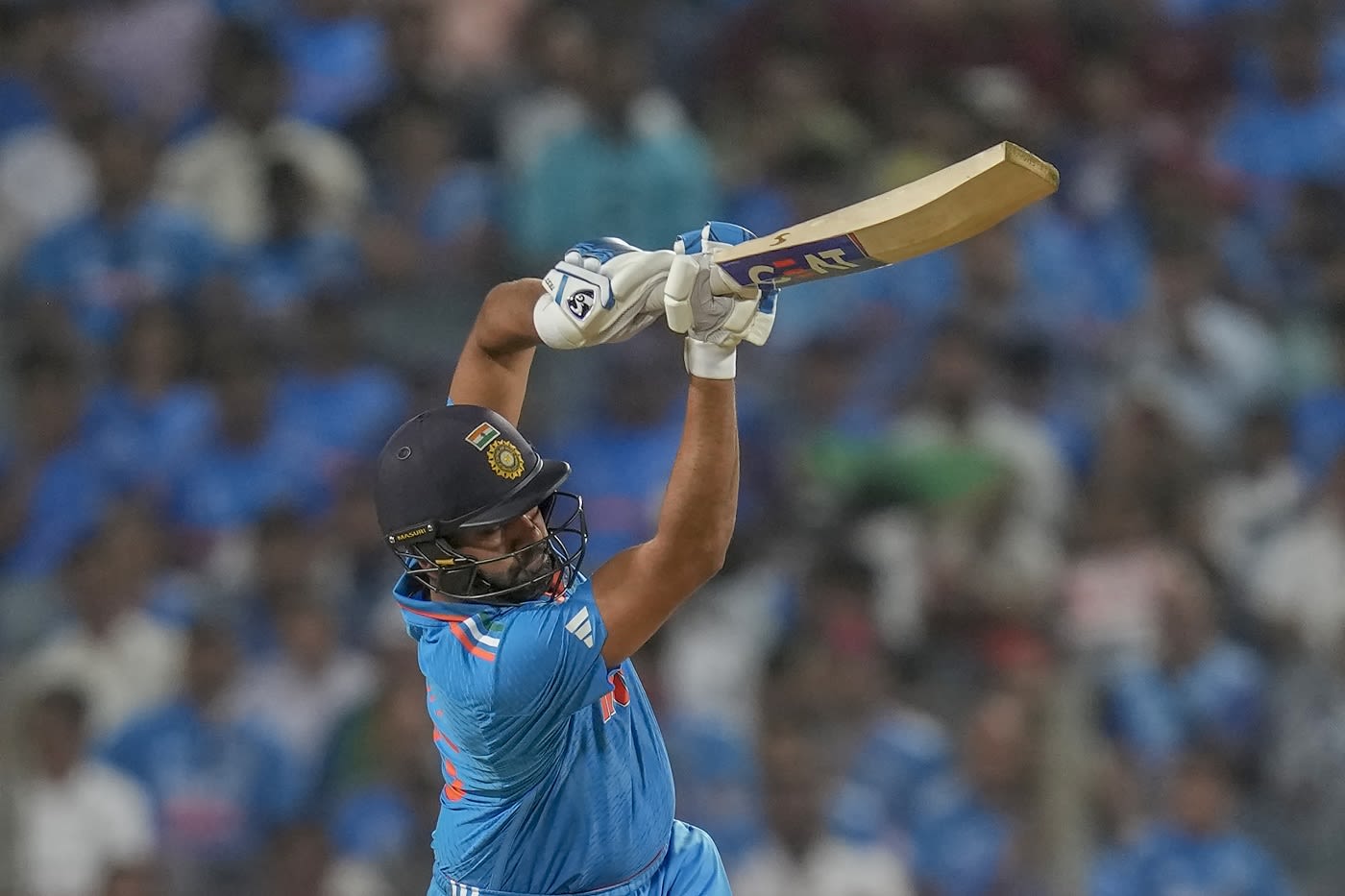 Rohit Sharma skips out and drives aerially | ESPNcricinfo.com