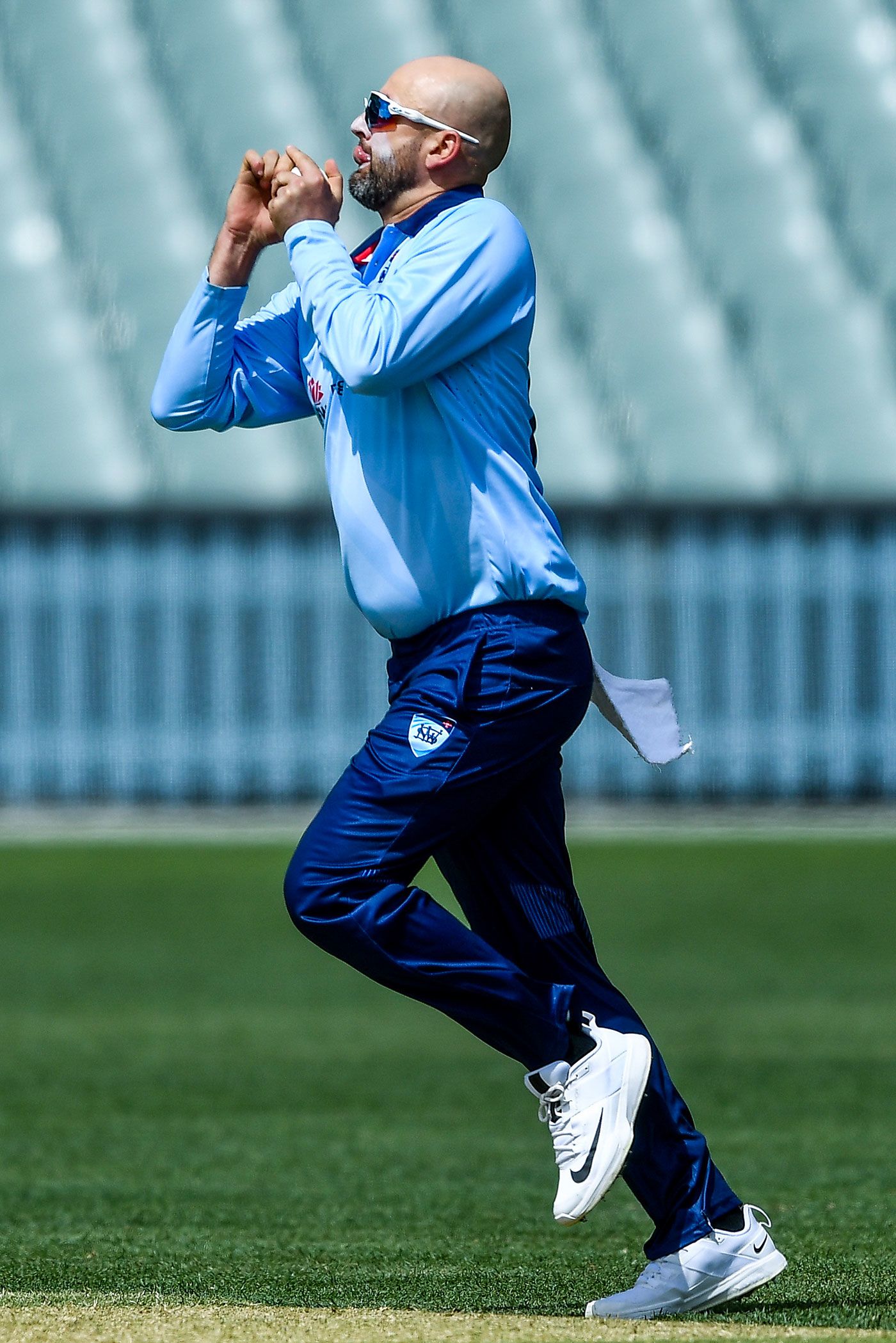 Nathan Lyon was back in state action after his calf injury ...