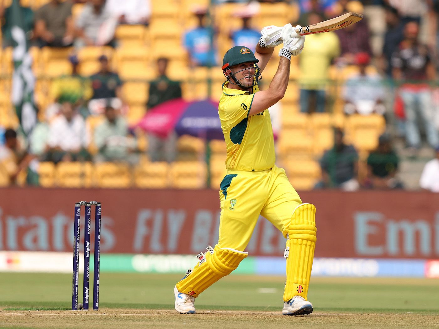 Mitchell Marsh started with a six in the first over | ESPNcricinfo.com