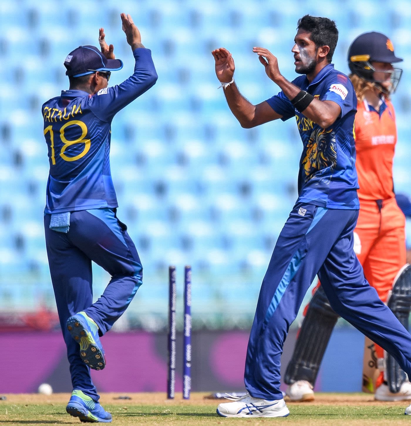 Kasun Rajitha got a long spell, and kept picking up wickets ...