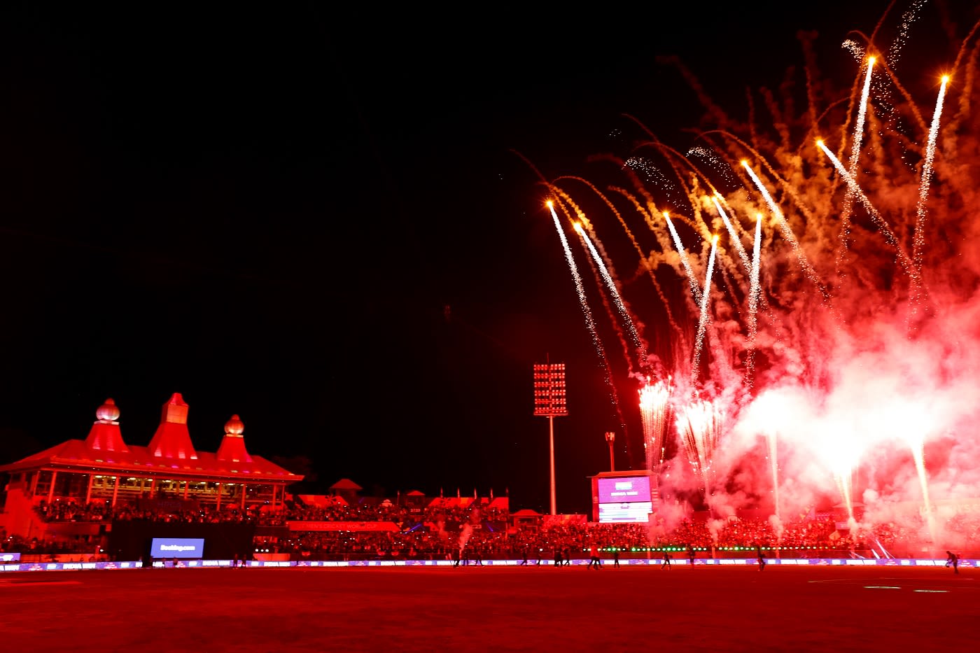 The HPCA Stadium was set alight after India's win over New Zealand ...