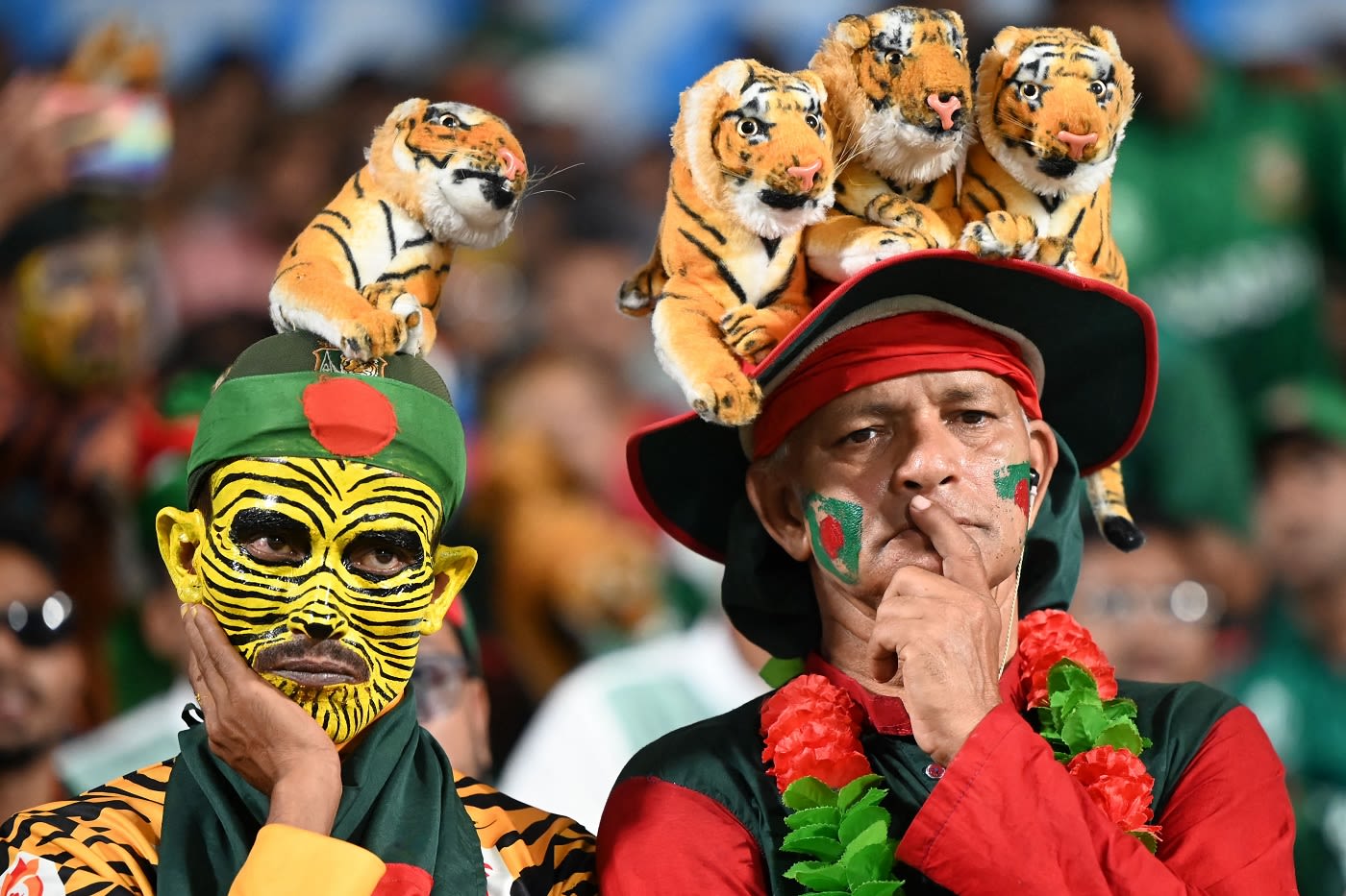 Bangladesh fans wear a sad look | ESPNcricinfo.com