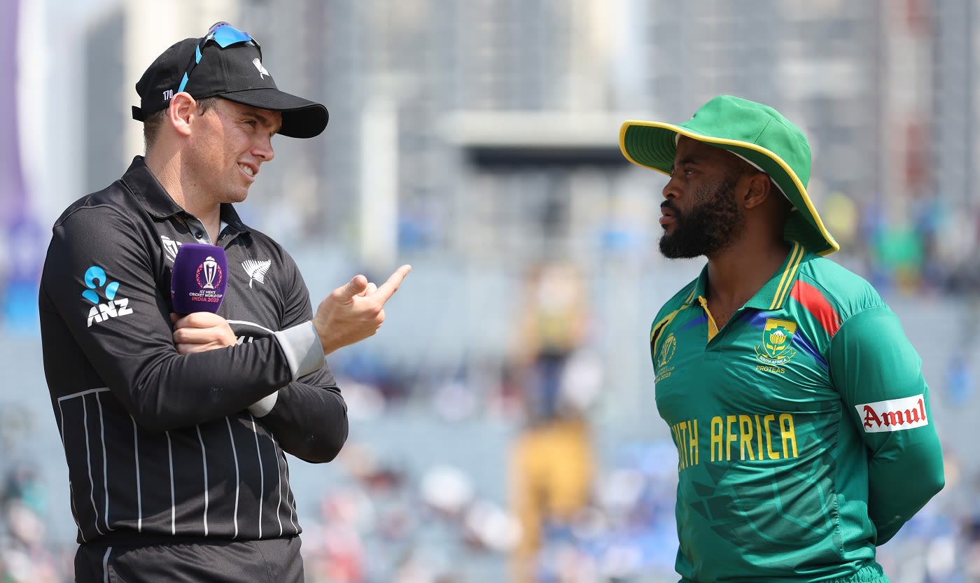 Tom Latham and Temba Bavuma chat before the toss | ESPNcricinfo.com