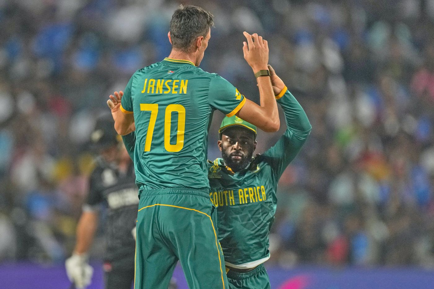 Marco Jansen struck twice for Temba Bavuma in the opening powerplay ...