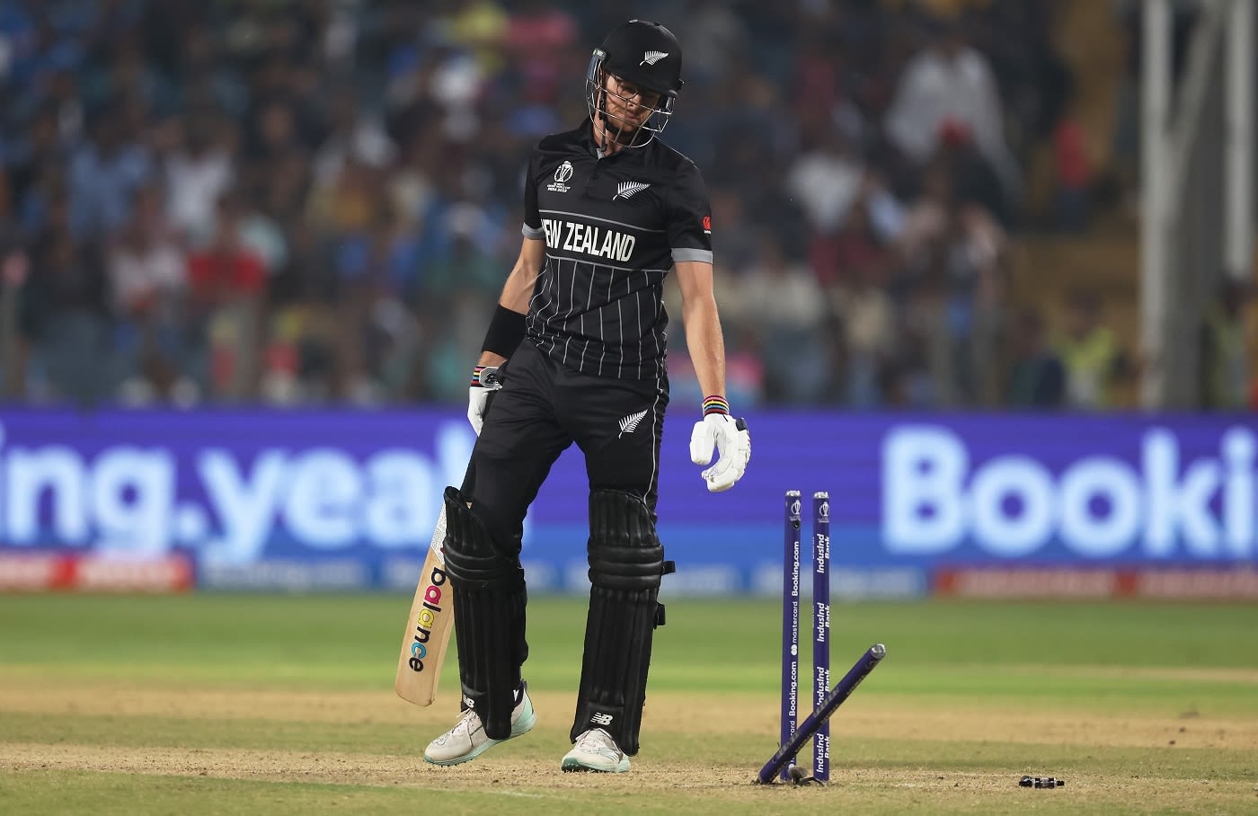 Mitchell Santner was bowled for 7 | ESPNcricinfo.com