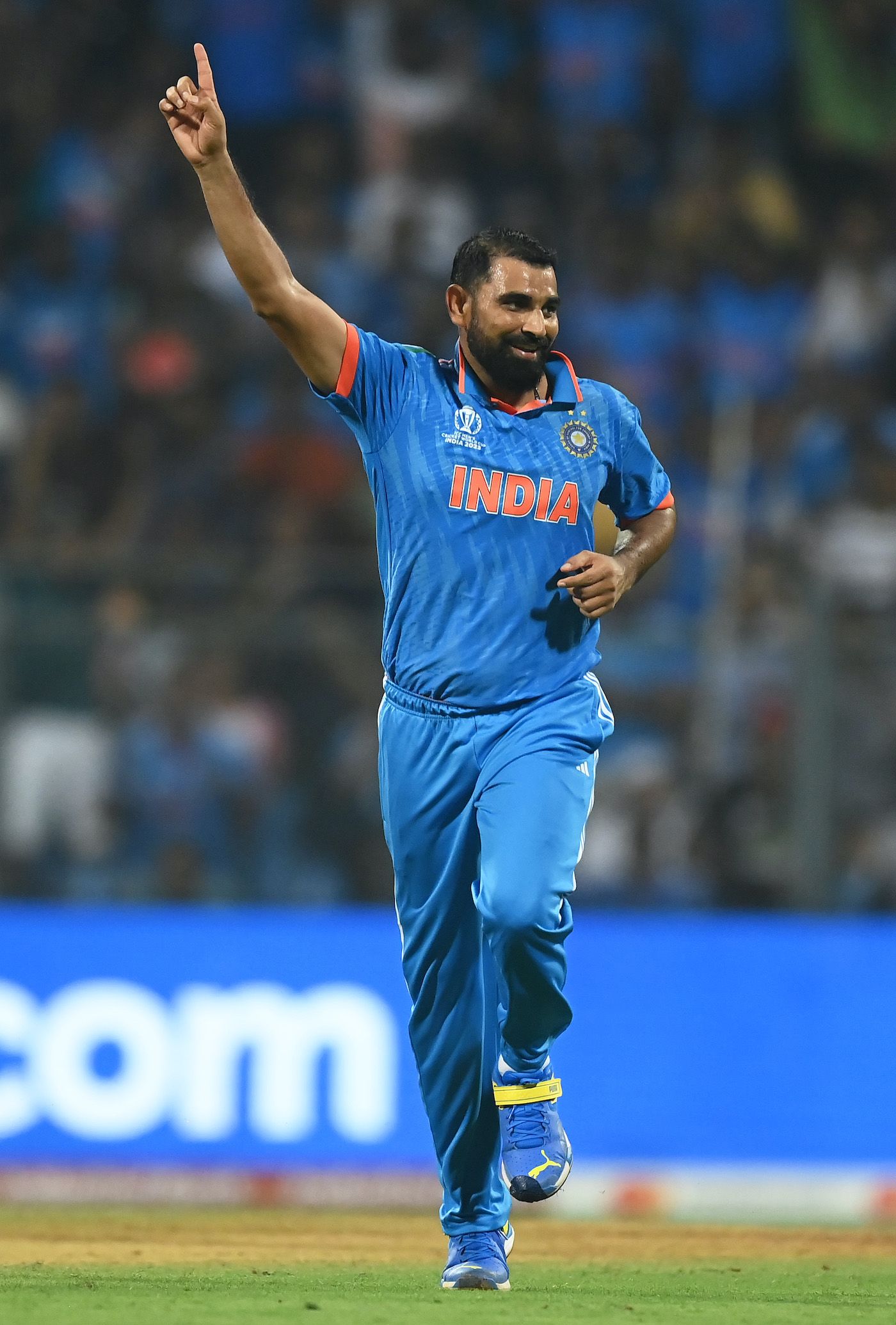 Mohammed Shami made the most of India's fabulous start with the ball ...