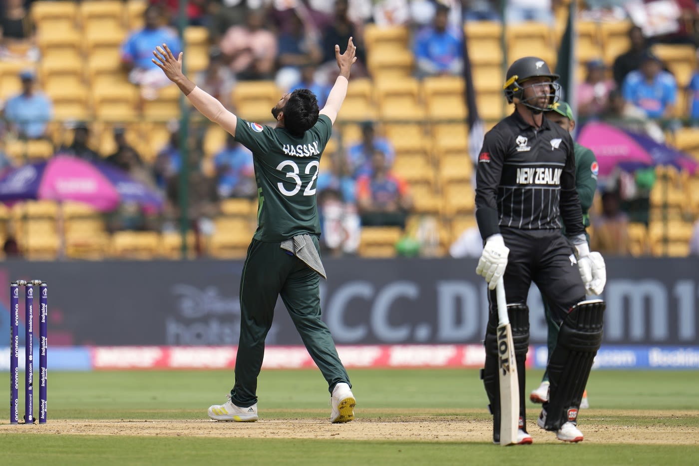 Hasan Ali got Devon Conway as his 100th ODI wicket | ESPNcricinfo.com